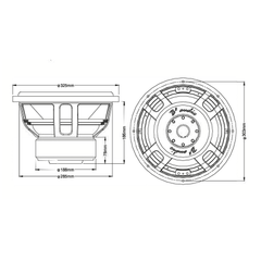 B2 Audio RIOT 12" v2 - 30cm Subwoofer